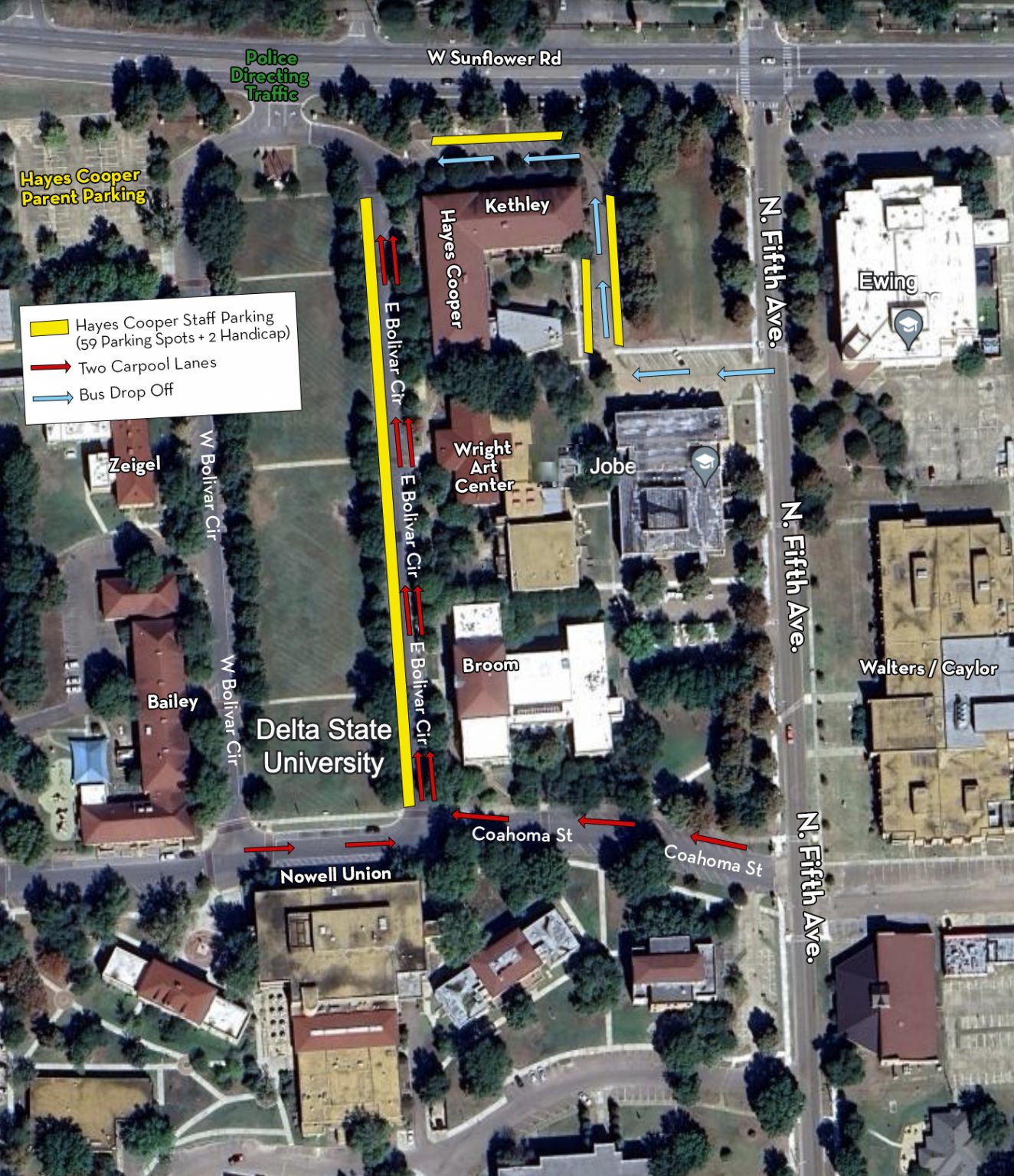 Campus Map - Delta State University