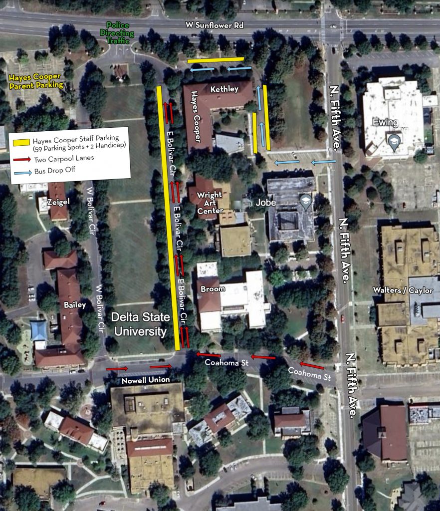 Campus Map - Delta State University